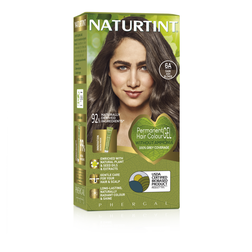 Permanent Hair Dye, 6A Dark Ash Blonde – Kideco